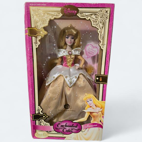 Disney | Toys | Disney Princess Enchanted Tales Aurora Porcelain Doll ...